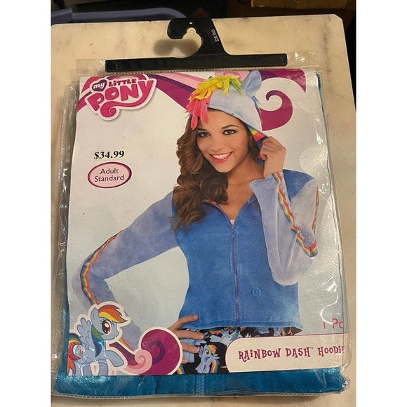 My Little Pony | Costumes | My Little Pony Rainbow Dash Zipper Jacket ...